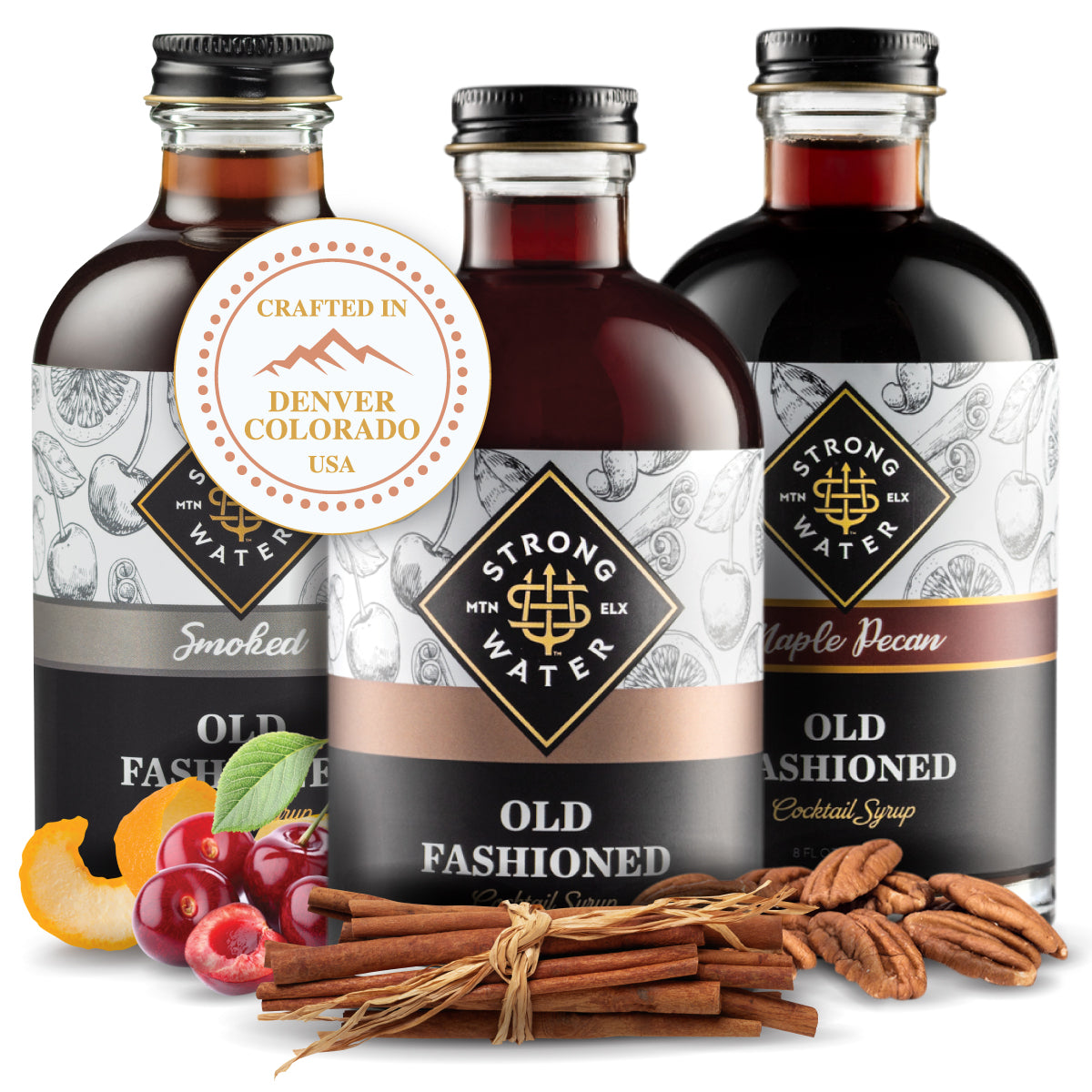 Cocktails Syrups - Tonic, Old Fashioned - Syrup Set | Strongwater