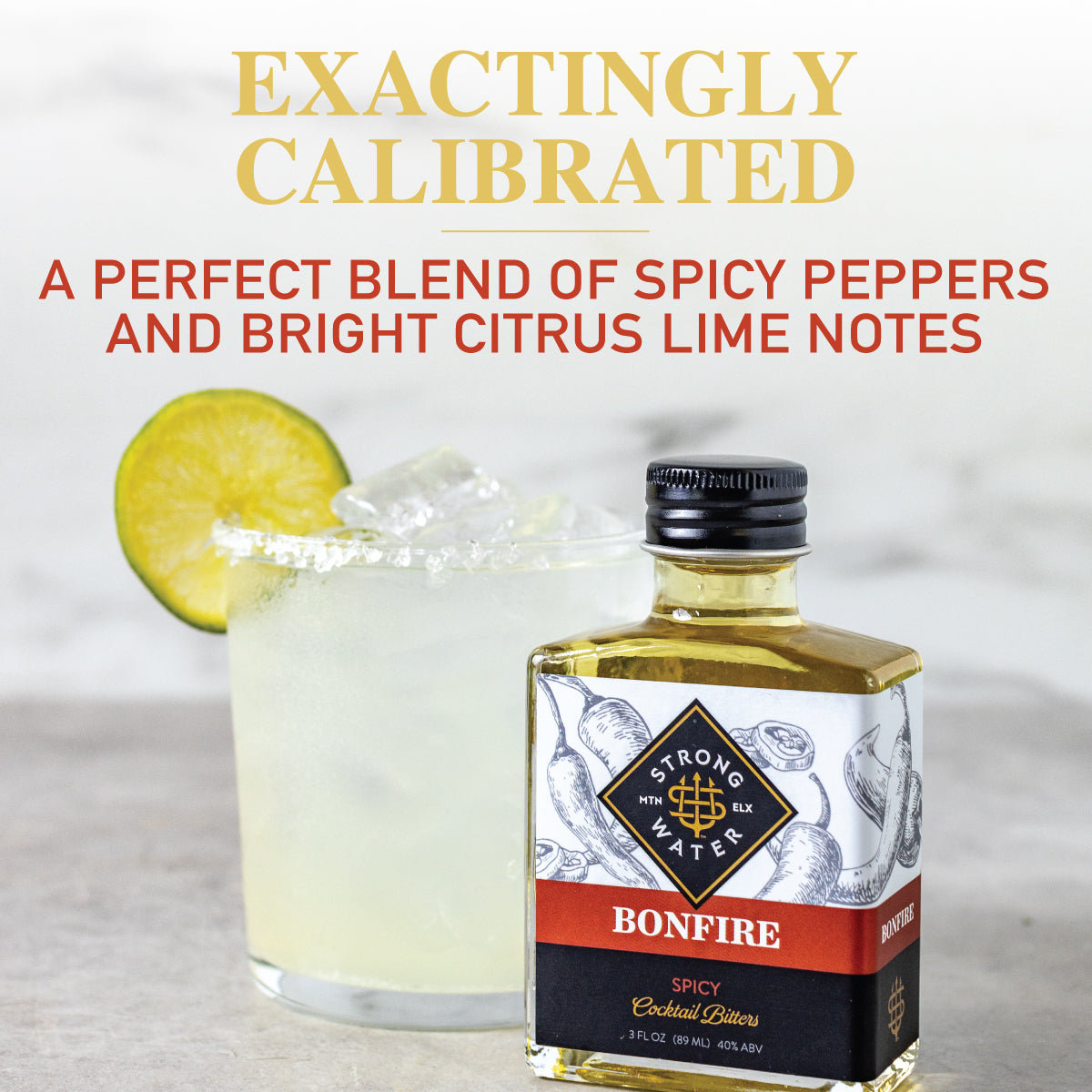 Bonfire - Spicy Pepper Bitters - Spicy Bitters - Strongwater