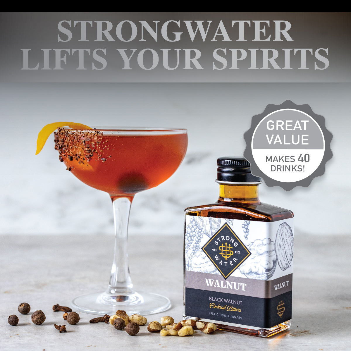 Black Walnut Bitters - Black Walnut Cocktails | Strongwater